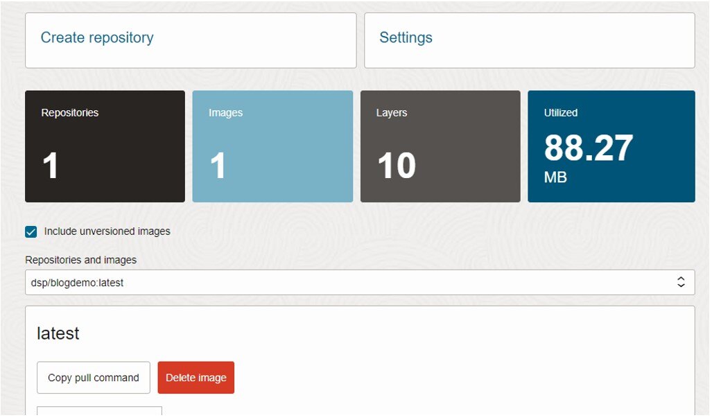 Deploying a .NET core app on OCI (Container instance)